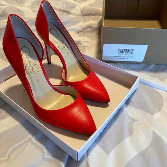 Jessica Simpson | Shoes | Jessica Simpson Heels Red | Poshmark